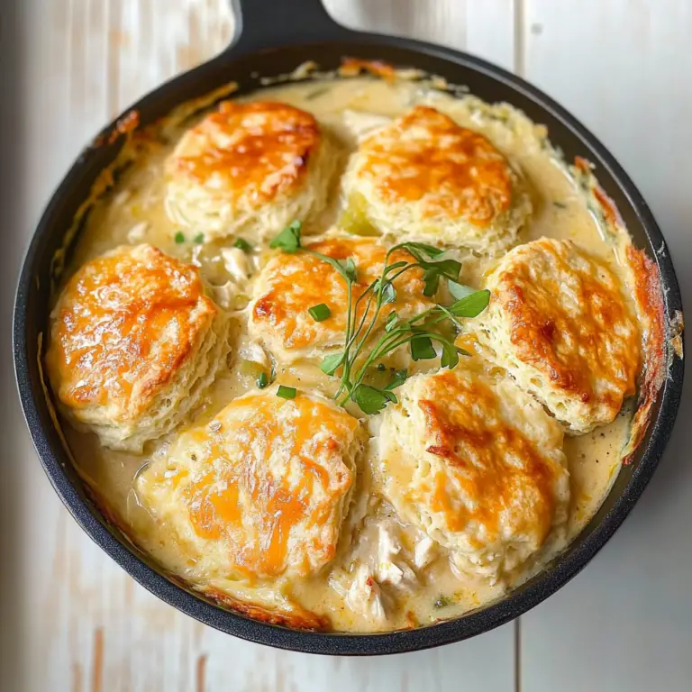Cheddar Bay Biscuit Chicken Pot Pie