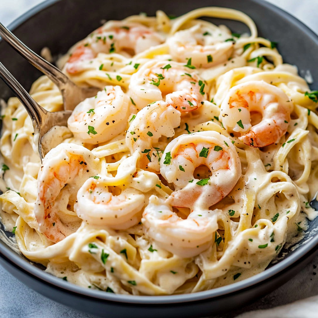 Shrimp Alfredo